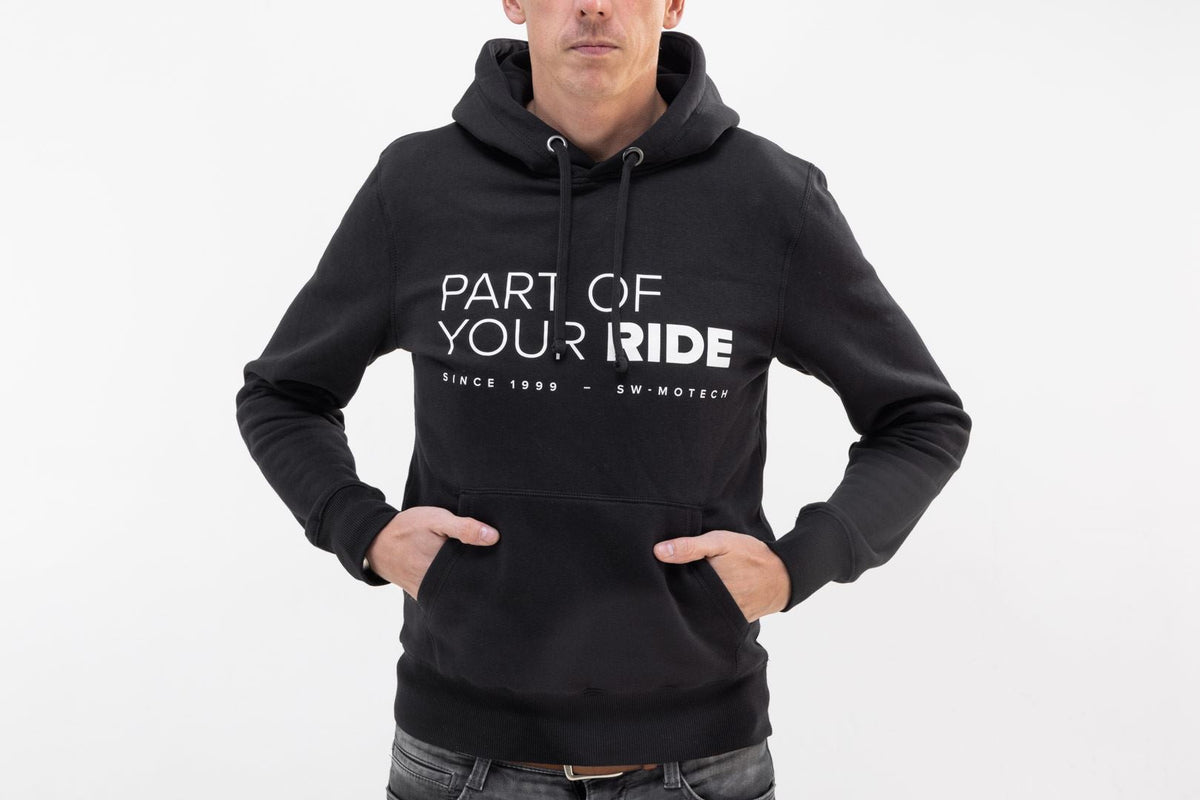 Hoodie Core Line. Black. Unisex. Size XS. – SW-Motech UK